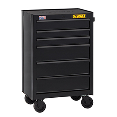 Rolling Tool Cabinet, 6-Drawer, Double Wall Steel, 26 In. - True Value ...