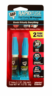 Rapid Fuse Adhesive, All-Purpose, 3-gm. each, 2-Pk. - True Value Hardware