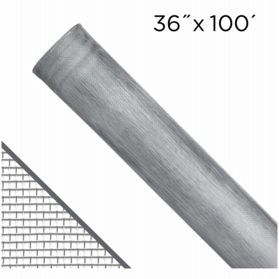 Window Screen Cloth, Bright Aluminum, 36 In. x 100 Ft. - True Value ...