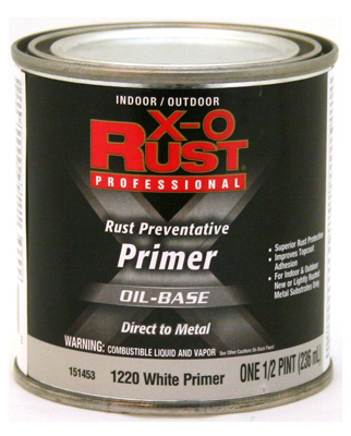Metal Primer, Oil-Base, White, 1/2 Pt. - True Value Hardware