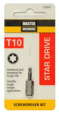 Torx T10 Insert Driver Bit, 1 In. - True Value Hardware