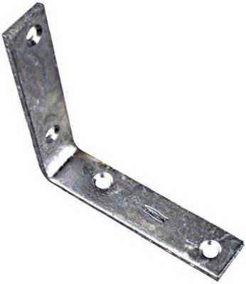 4 x 7/8 In. Galvanized Corner Brace - True Value Hardware