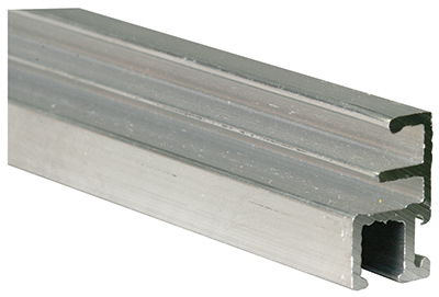 Window Screen Frame, Side & Top Triple Track, Aluminum, 11/32 x 5/8 x ...