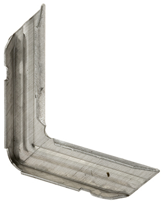 Window Screen Frame Corner, Metal Miter Cut, Aluminum, 3/4 x 1/4 In ...