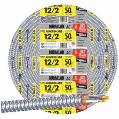 ACT Armored Conduit Cable, 12/2, 50 Ft. - True Value Hardware