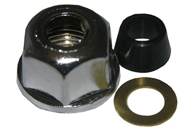 Faucet Chrome Plated Supply Tube Connection Nut 3/8 In. Tube x 41641 In ...