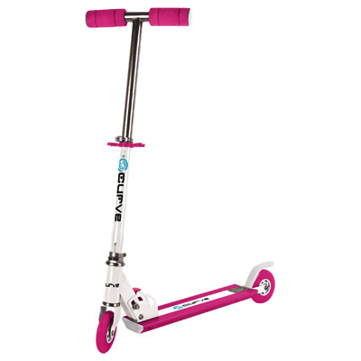Folding Light-Up Scooter, Pink - True Value Hardware