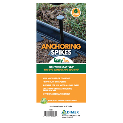 Spiral Anchoring Spike, Reinforced Nylon, 6-Pk. - True Value Hardware