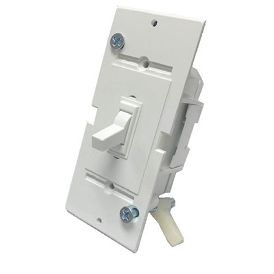 RV Toggle Switch, Single Pole, White, 15-Amp - True Value Hardware