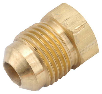 Brass Flare Plug, Lead Free, 3/8 In. - True Value Hardware