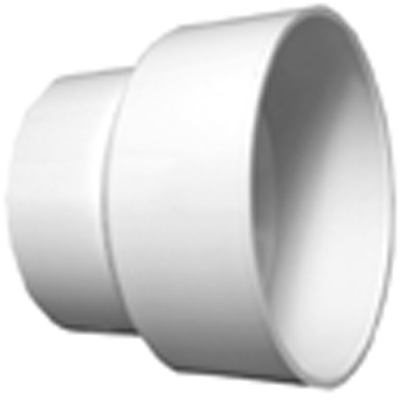Schedule 40 DWV PVC Reducing Coupling, PVC, 4 x 2 In. - True Value Hardware