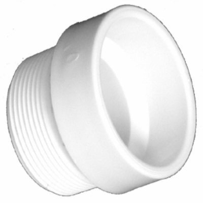 Schedule 40 DWV PVC Female Trap Adapter, Hub x Slip, 1-1/2 x 1-1/4 In ...