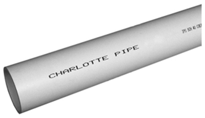 Schedule 40 DWV PVC Pipe, Foam Core, Plain End, 2 In. x 10 Ft. - True ...