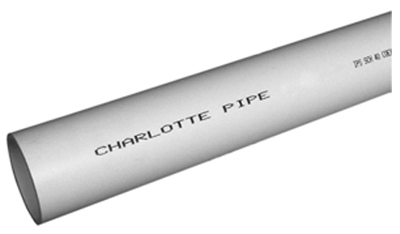 Schedule 40 DWV PVC Pipe, Foam Core, Plain End, 4 In. x 10 Ft. - True ...