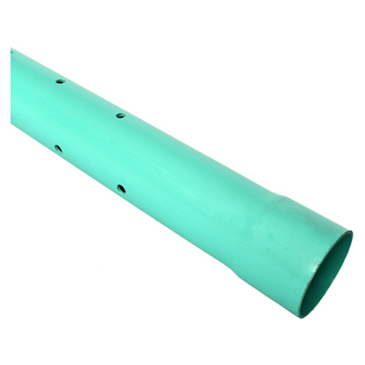 PVC Sewer & Drain Pipe, Perforated, 4 In. x 10 Ft. - True Value Hardware