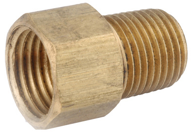 Brass Threaded Inverted Flare Connector, 5/16 x 1/4 In. - True Value ...