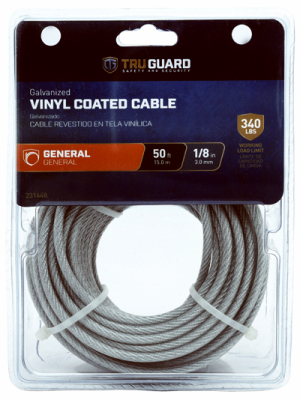 Vinyl-Coated Cable, 1/8-In. x 50-Ft. - True Value Hardware