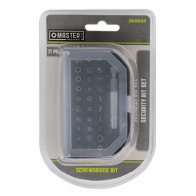 Security Bit Set, Interchangeable Driving Bits, 31-Pc - True Value Hardware