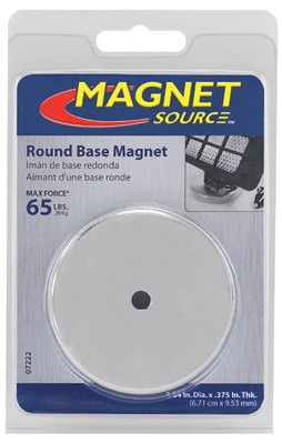 Heavy Duty Round Base Magnet, 65 Lb. Pull - True Value Hardware