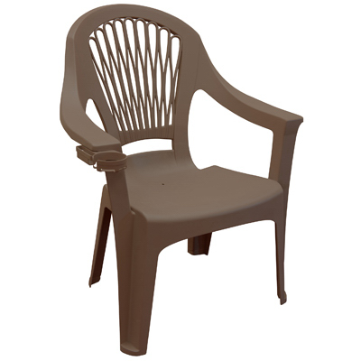 Big Easy High Back Chair, Earth Brown - True Value Hardware