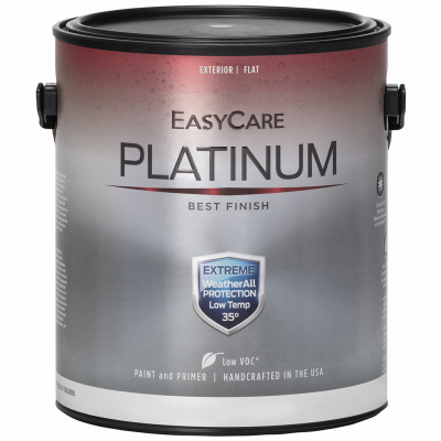 Platinum WeatherAll Exterior House Paint & Primer, Flat Pastel Base ...
