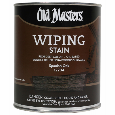 Wiping Stain, Oil-Based, Spanish Oak, 1-Qt. - True Value Hardware