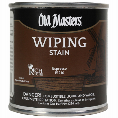 Wiping Stain, Oil-Based, Espresso, 1/2-Pt. - True Value Hardware