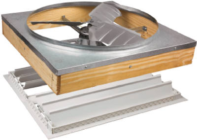 Whole-House Fan With Shutter, 24 In. - True Value Hardware