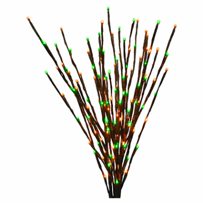 LED Lighted Branches, 140 Black, Orange Lights, 36 In. - True Value ...