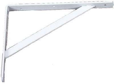 Shelf L-Bracket, White, 300mm, 12-In. - True Value Hardware