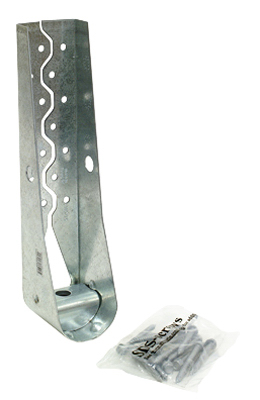 Predeflected Hold Down with Screws, 14 Gauge, 3 x 3-3/16-In. - True ...