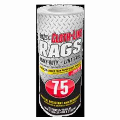 Cloth-Like Rags, White, 10 x 11-In., 75-Ct. - True Value Hardware