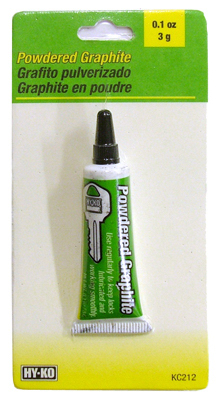 Powdered Graphite Greaseless Lock Lubricant, 3-gram Tube - True Value ...