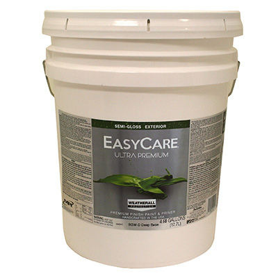 Ultra Premium WeatherAll Exterior Latex House Paint, Semi-Gloss Deep ...
