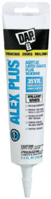 Alex Plus Acrylic Latex Caulk, White, 5.5-oz. - True Value Hardware