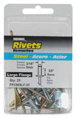 25-Pack Steel Medium-Large Snowmobile Rivets - True Value Hardware