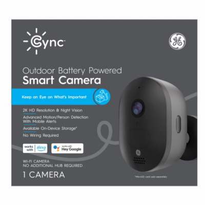 Cync Outdoor Smart Security Camera, Battery Operated - True Value Hardware