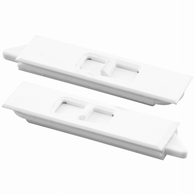 Spring-Loaded Window Tilt Latch, White Plastic, Snap-In, 2-Pk. - True ...