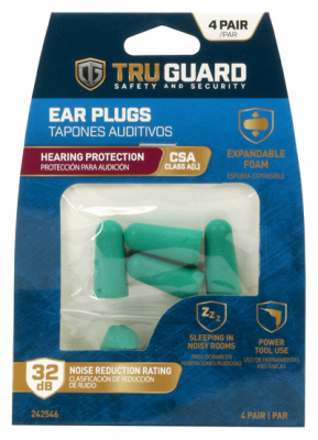 Foam Ear Plugs, 4-Pr. - True Value Hardware