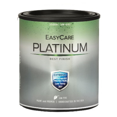 Platinum WeatherAll Exterior House Paint & Primer, WAESG9, White, Semi ...