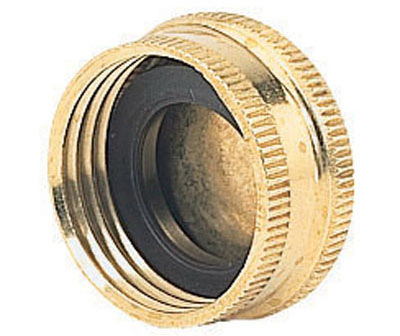 Brass Hose Cap, 2-Pk. - True Value Hardware