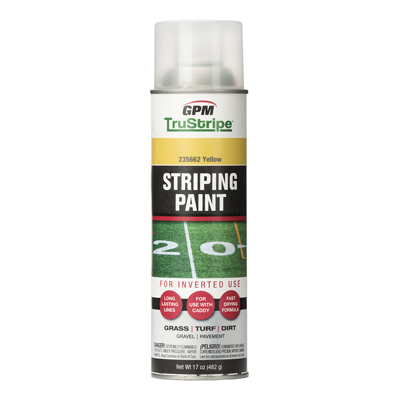 Inverted Aerosol Striping Paint, Yellow, 17 oz. - True Value Hardware