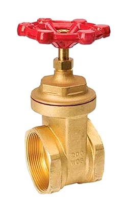 Gate Valve, Full Port Brass, IPS Threaded, 3 In. - True Value Hardware
