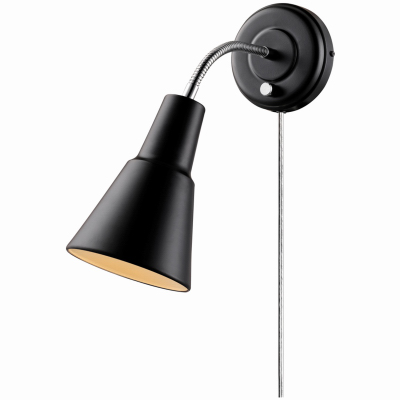Ramezay Task Light Wall Sconce, Plug-In or Hardwire, Matte Black - True ...