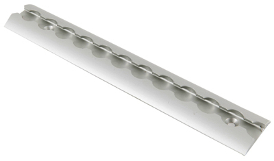 Heavy-Duty Beveled Aluminum O-Track, 12-In. - True Value Hardware
