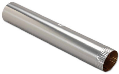 Aluminum Pipe, Snap Lock, 4 x 60 In. - True Value Hardware