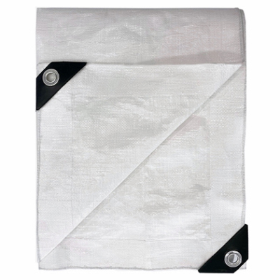 Fire Resistant Tarp, White, 8 x 10-Ft. - True Value Hardware
