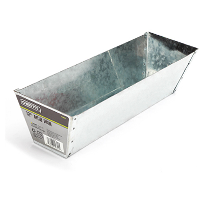 Galvanized Metal Mud Pan, 12 In. - True Value Hardware