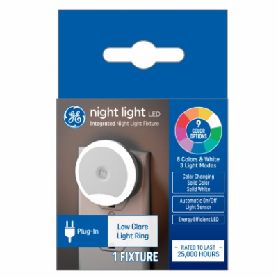 LED Night Light Ring, Color Changing, 9 Options - True Value Hardware