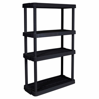 4-Shelf Shelving Unit, White Plastic, 31 x 16 in. x 56 in. - True Value ...